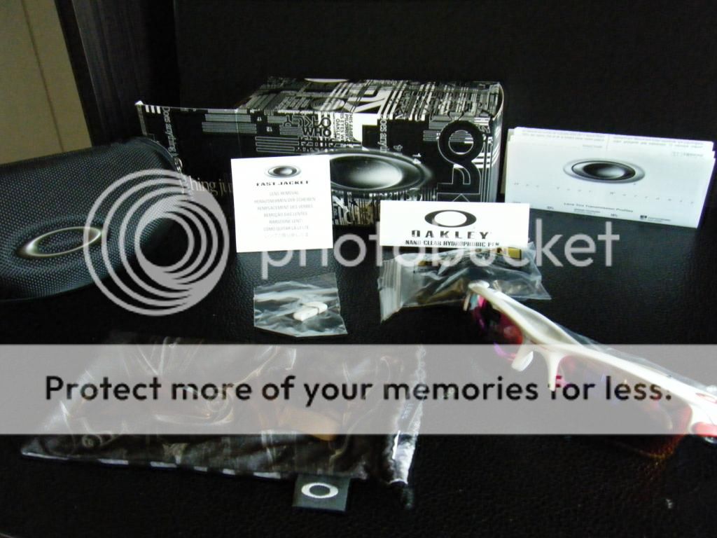 Oakley Fast Jacket XL : Polished White/OO Red Polarized, G40 | hssgshades