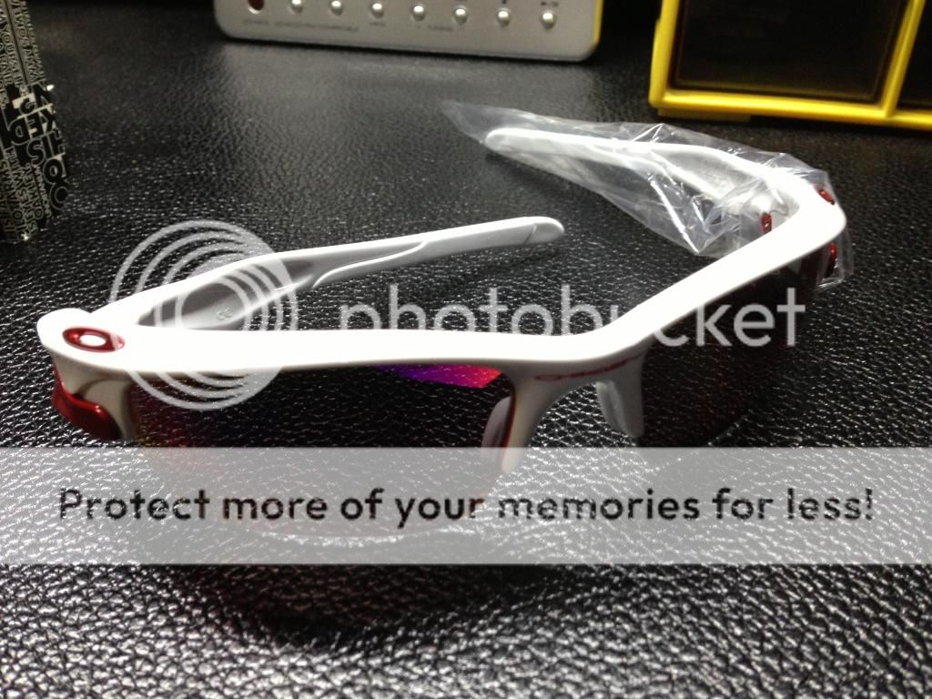 Oakley Fast Jacket XL : Polished White/OO Red Polarized, G40 | hssgshades