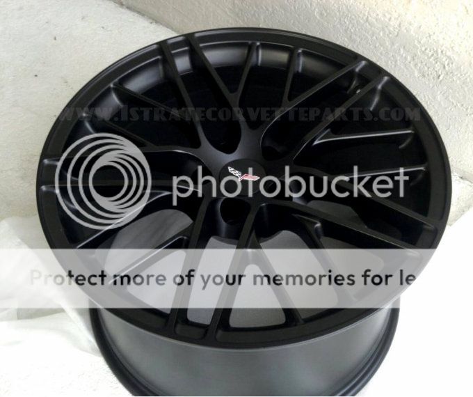**New Custom Matte Black ZR1 Wheels In C6/Z06/GS/ZR1 Sizes** Limited ...
