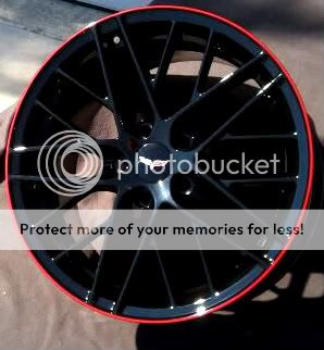 Z06 **Now Available Black ZR1 Wheels In Z06 Sizes With Red or Yellow ...